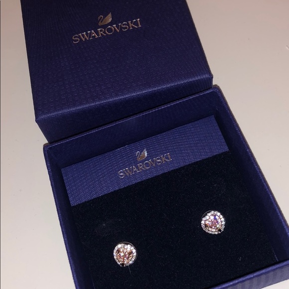 Swarovski | Jewelry | Swarovski Heart Earrings | Poshmark